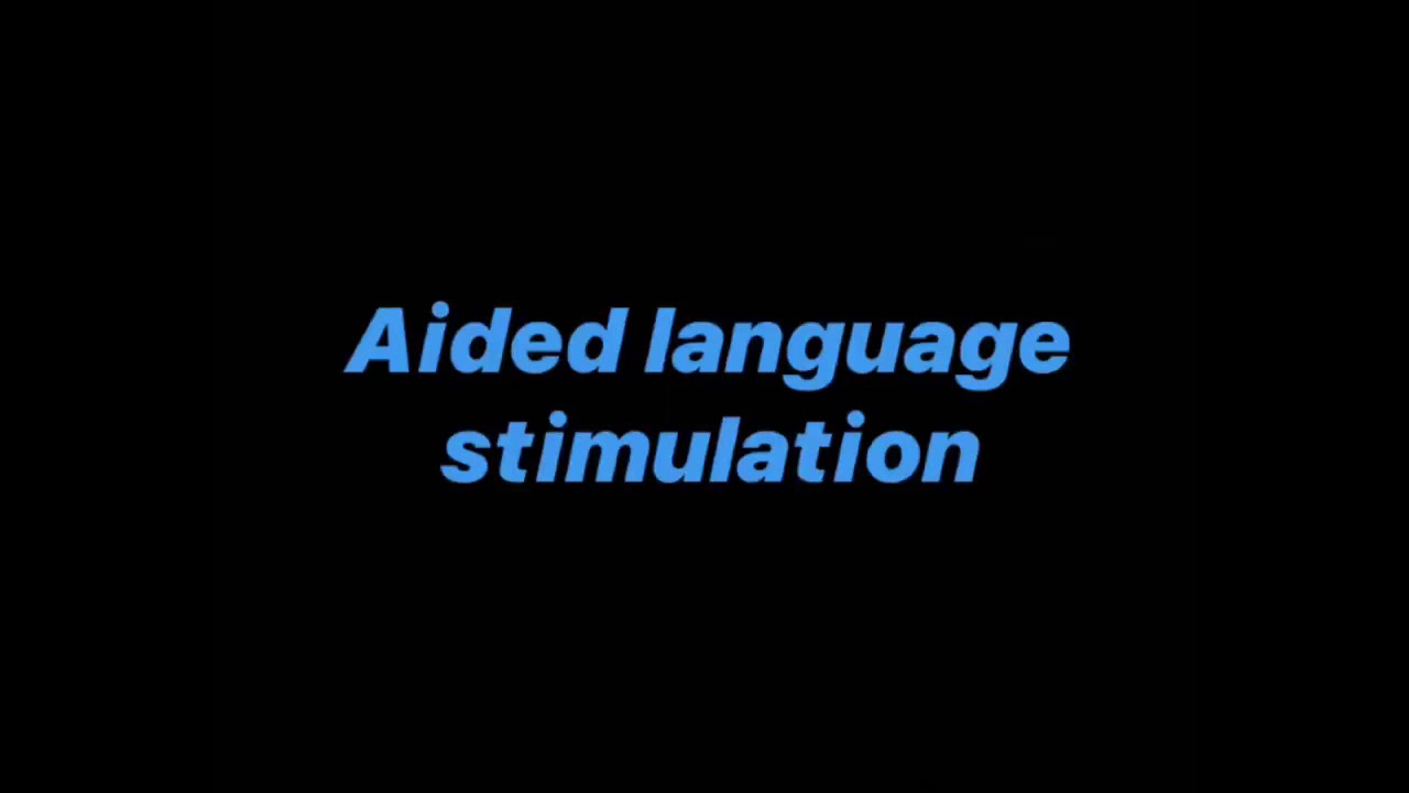 Aided Language Stimulation - YouTube