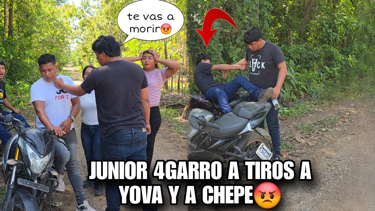 JUNIOR 4garr0 A Tir0s A YOVA Y A CHEPE Por And4r Borr4ch0😭Tremend4 ...