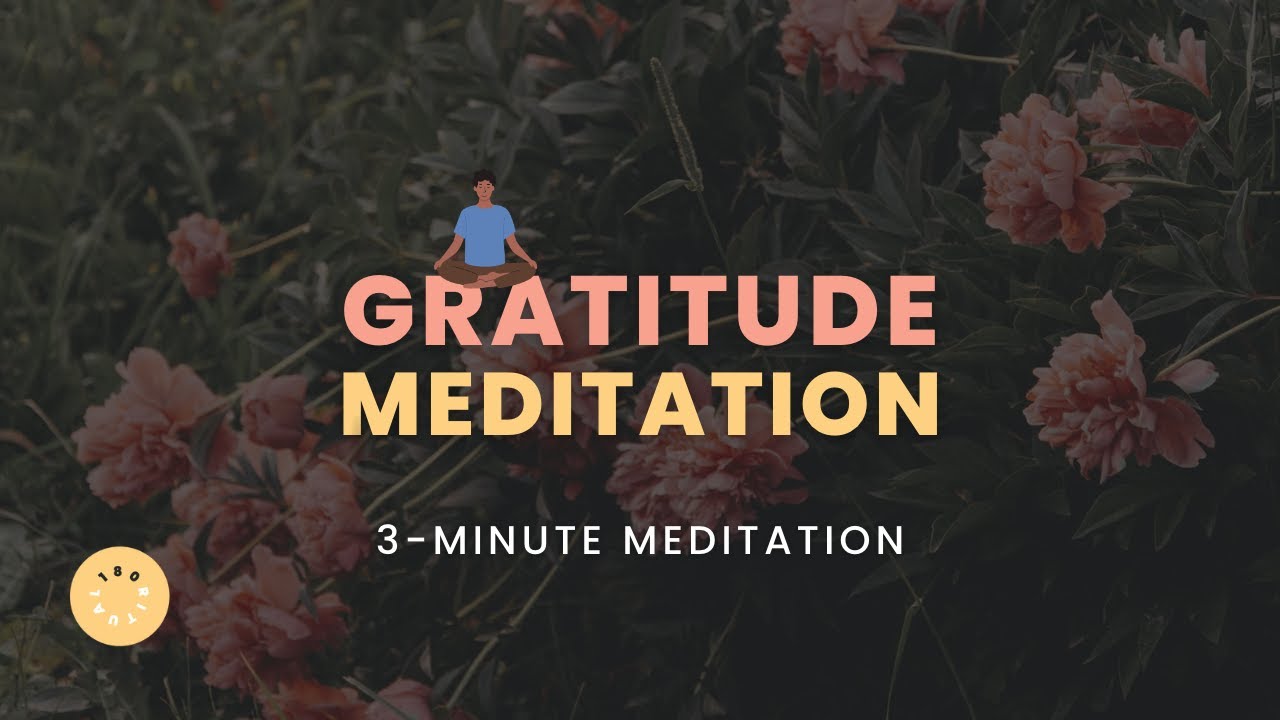 GRATITUDE MEDITATION | DAILY 3-MINUTE GUIDED MEDITATION | APRIL 9, 2023 ...