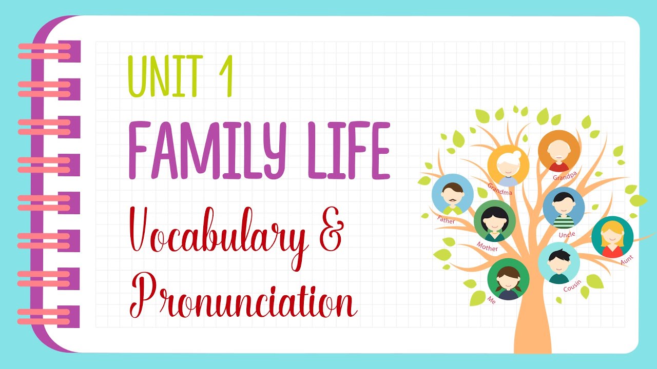 Unit 1: Family life - Vocabulary & Pronunciation - English 10 (Global ...