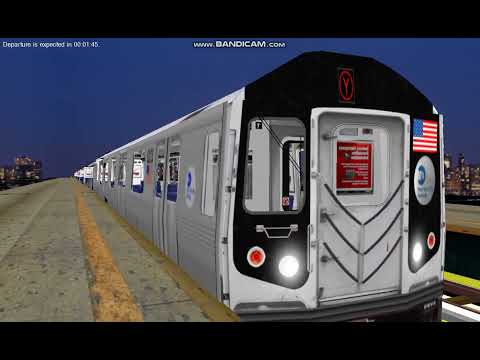 OpenBVE: R153A Z Entering the Y Skeleton Route (Description) - YouTube