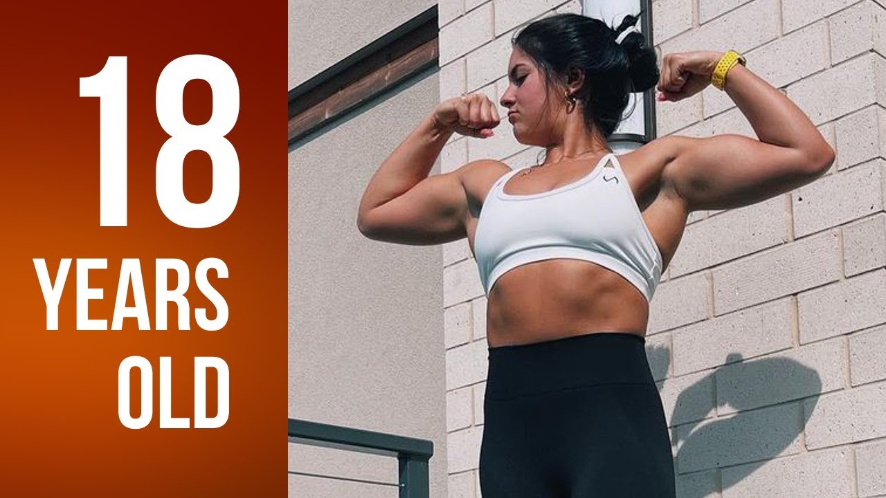 18 years old muscle girl Isabella - YouTube