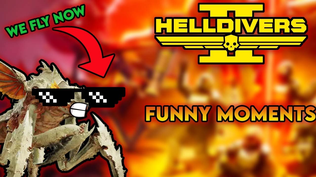 THEY FLY NOW💀??| Helldivers 2 | Funny Moments | - YouTube