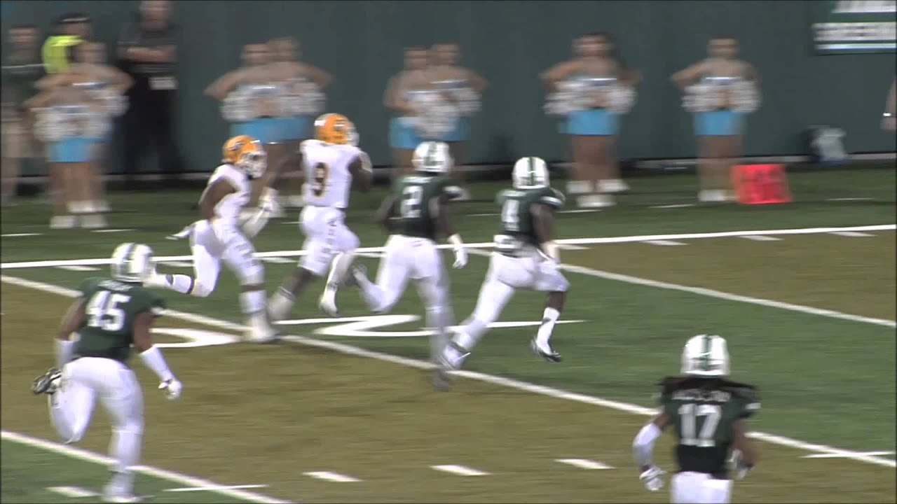 Devante Scott from Bryan Bennett vs Tulane 9 13 14 - YouTube