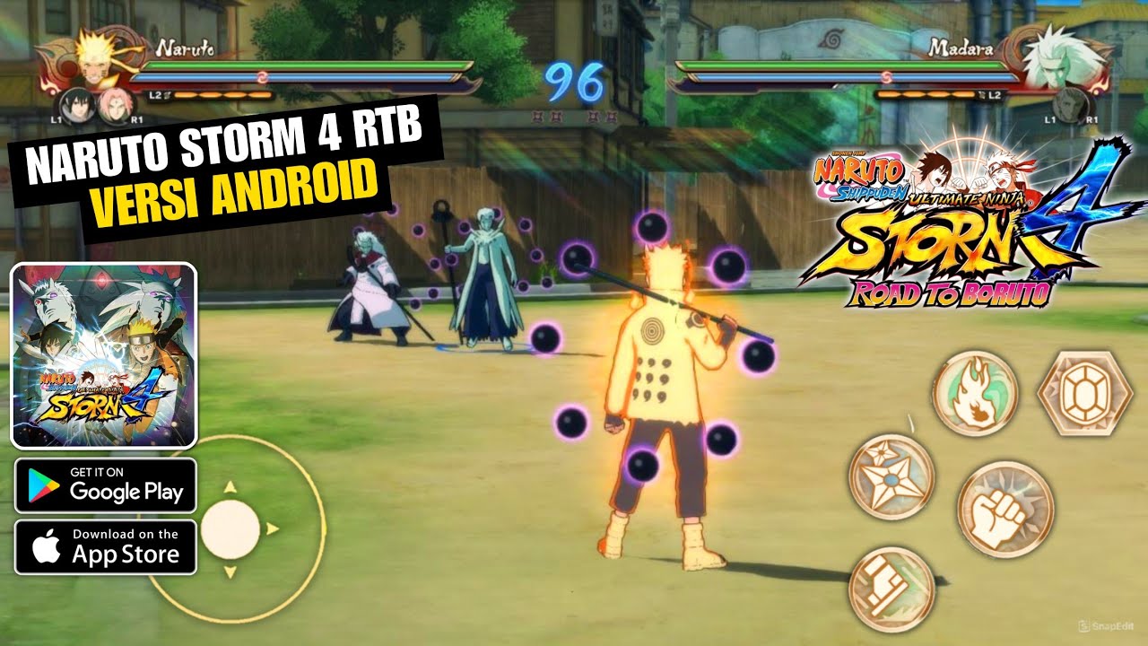 GAME TERBAIK! NARUTO Ultimate Ninja STORM 4 RTB Mobile (Android/Ios ...