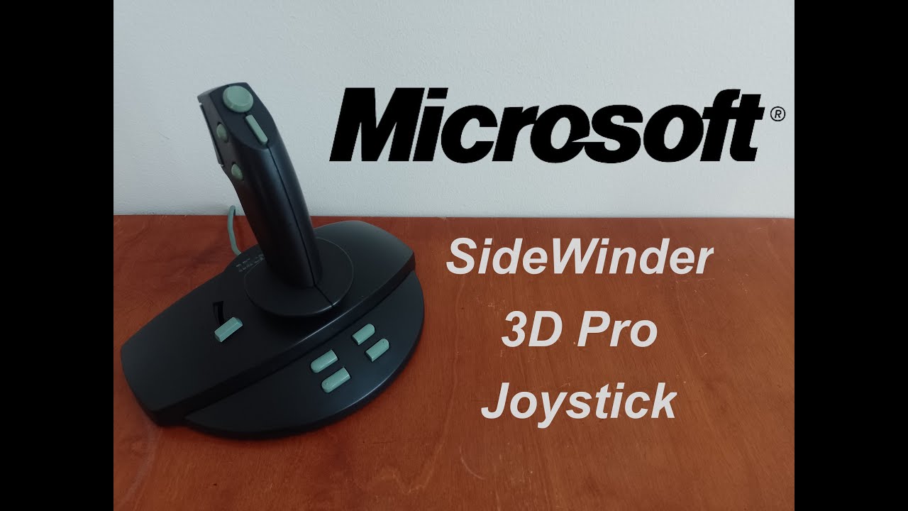 Microsoft SideWinder 3D Pro joystick restoration - YouTube