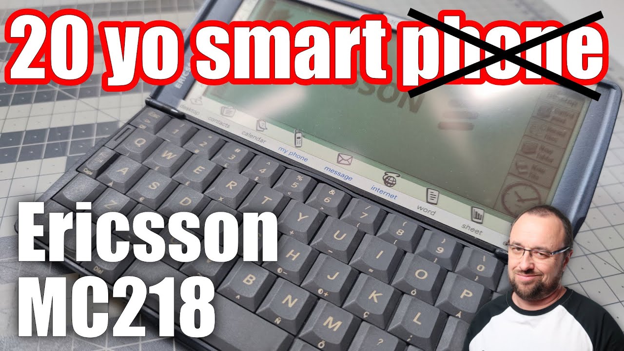 A smartphone equivalent from 22 years ago Ericsson MC218 aka Psion 5mx ...
