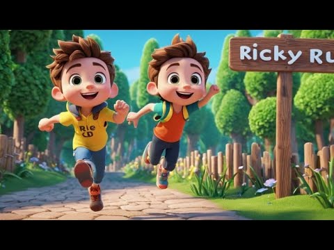 Ricky Rabbit Races Fast | Speedy Rabbit Song for Kids | Nursery Rhymes ...