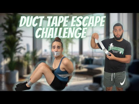 DUCT TAPE CHALLENGE... GONE WRONG