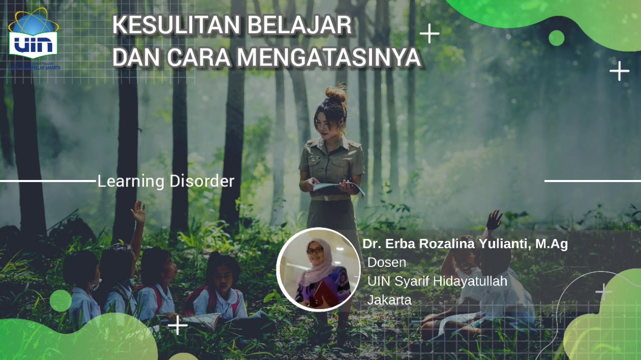 Kesulitan Dalam Belajar || Dr. Erba Rozalina Yulianti, M.Ag. - YouTube