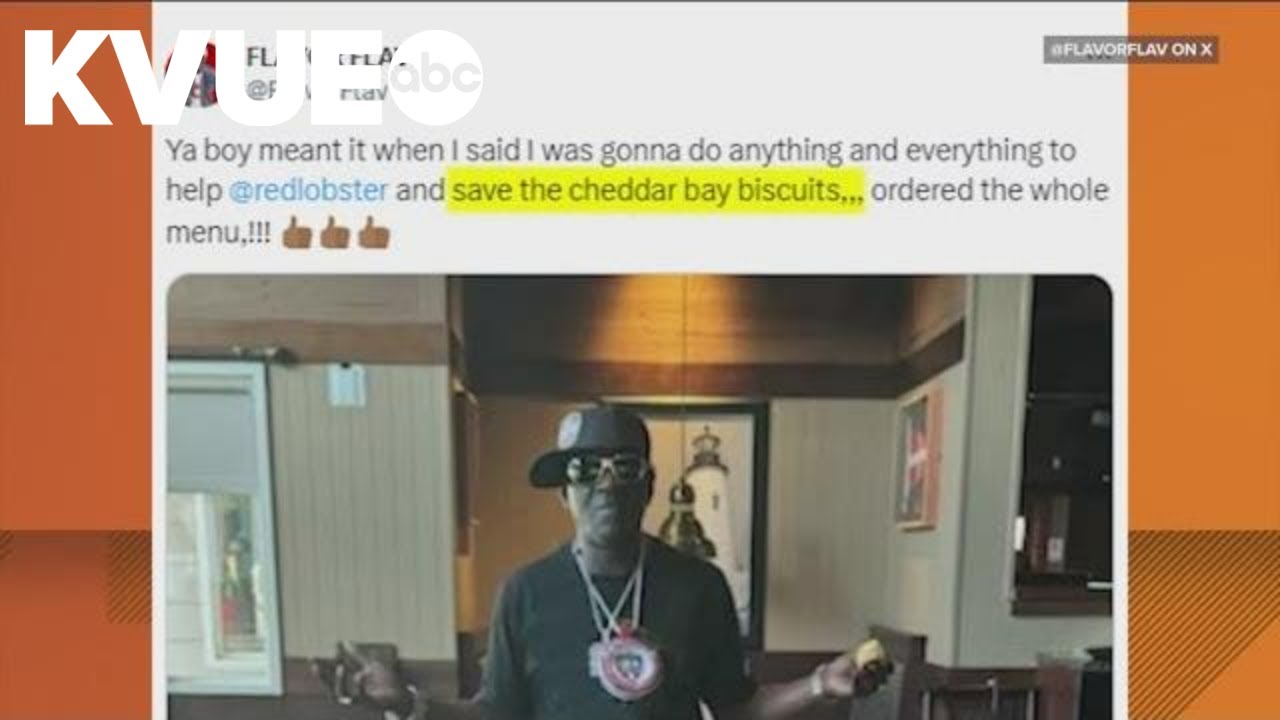 Rapper Flava Flav wants to 'save the Cheddar Bay biscuits' as Red ...