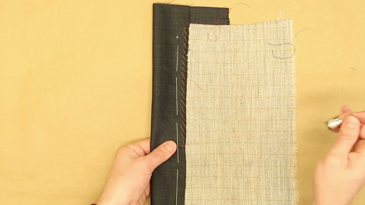 Pad Stitching Facings - YouTube