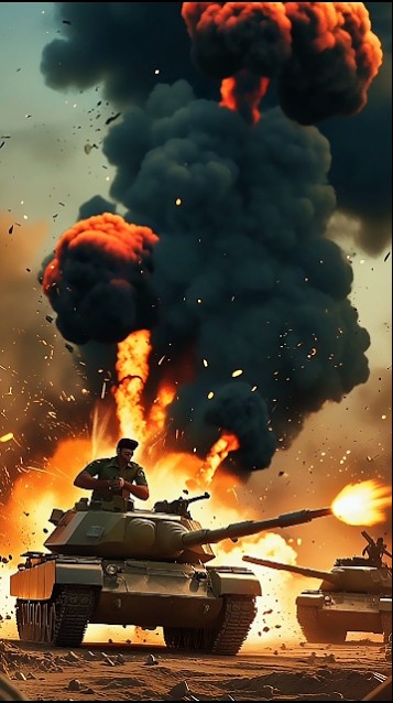 One Soldier vs 4 Tanks: The Real Hero at the Border! #shorts # ...