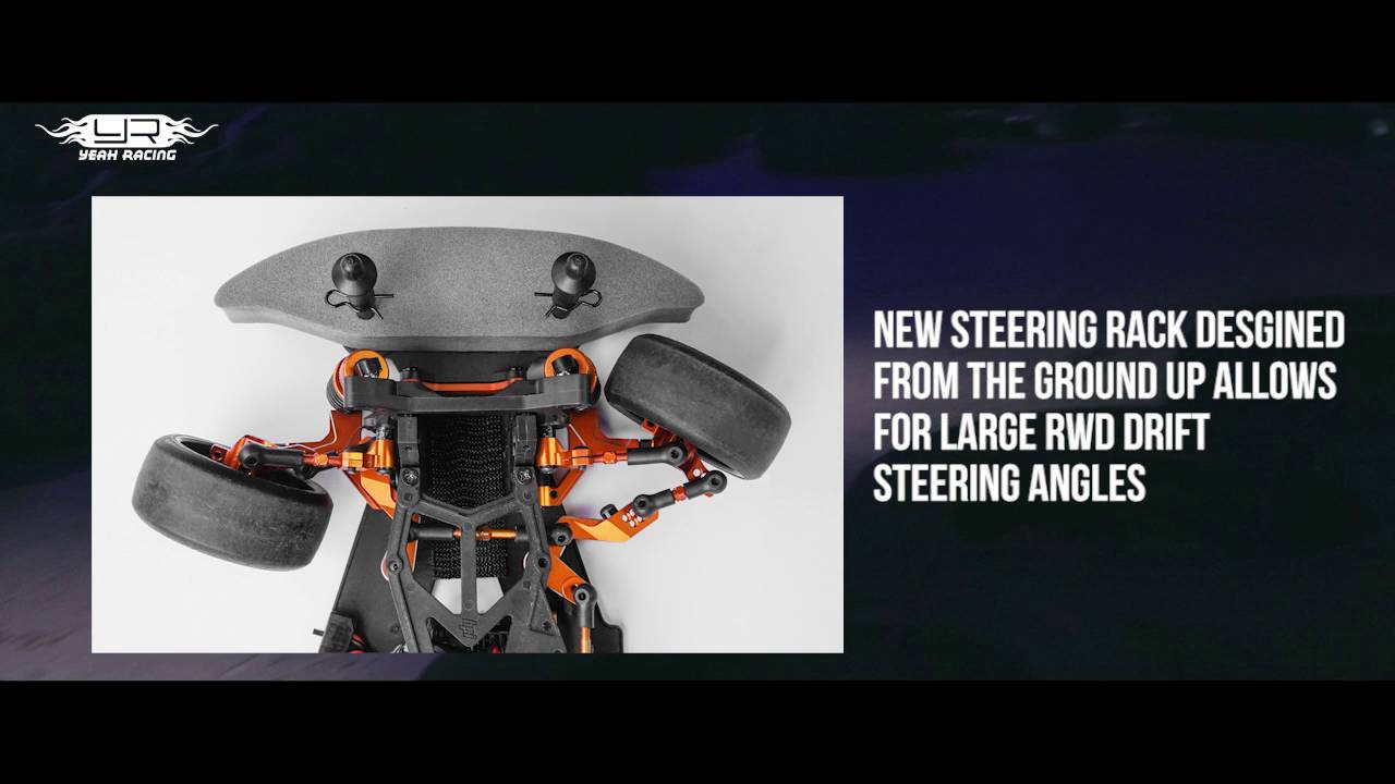 Yeah Racing RWD Drift Conversion Kit for HPI Sprint 2 Orange Action ...