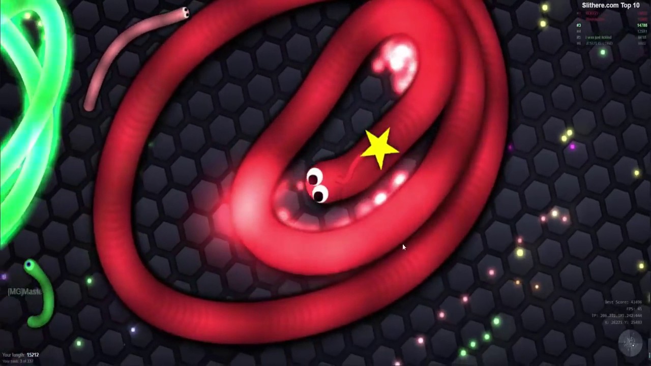 Slither io Best Snake Trapper Ever Tiny Snake Super Power Slitherio ...