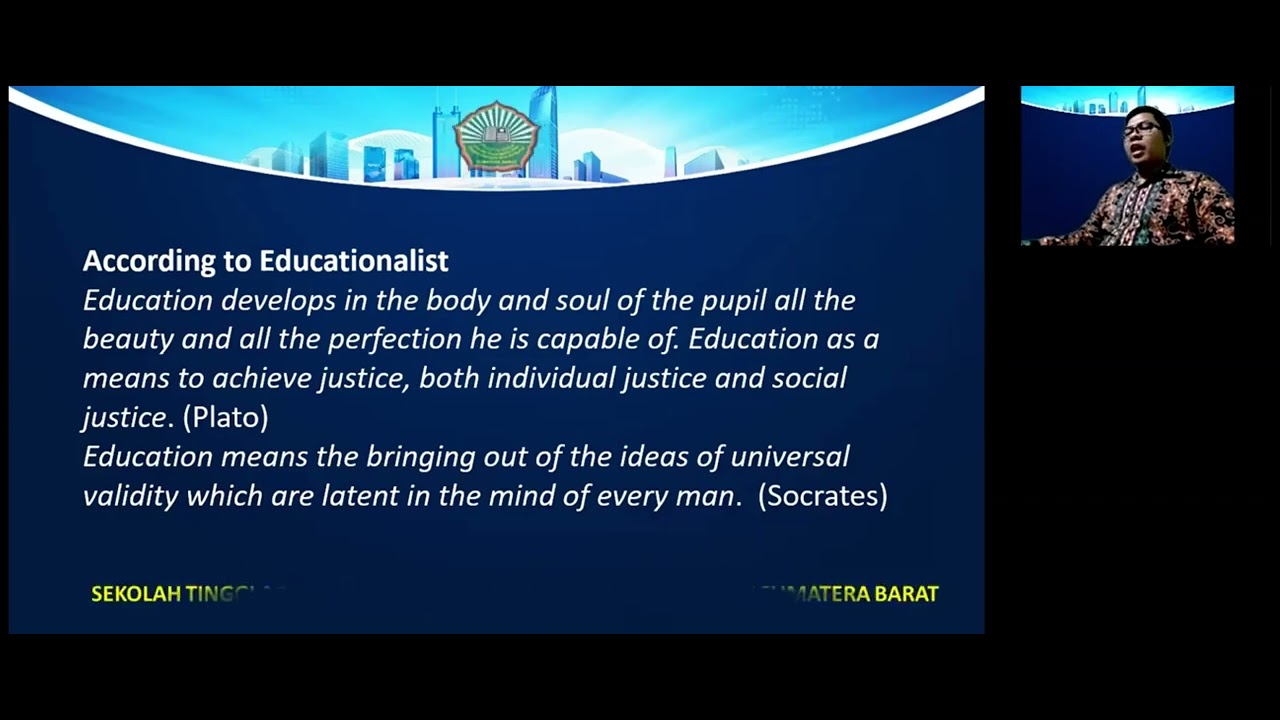 The Introduction of Education - YouTube