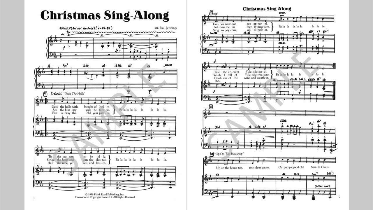 Christmas Sing-Along - MusicK8.com Singles Reproducible Kit - YouTube