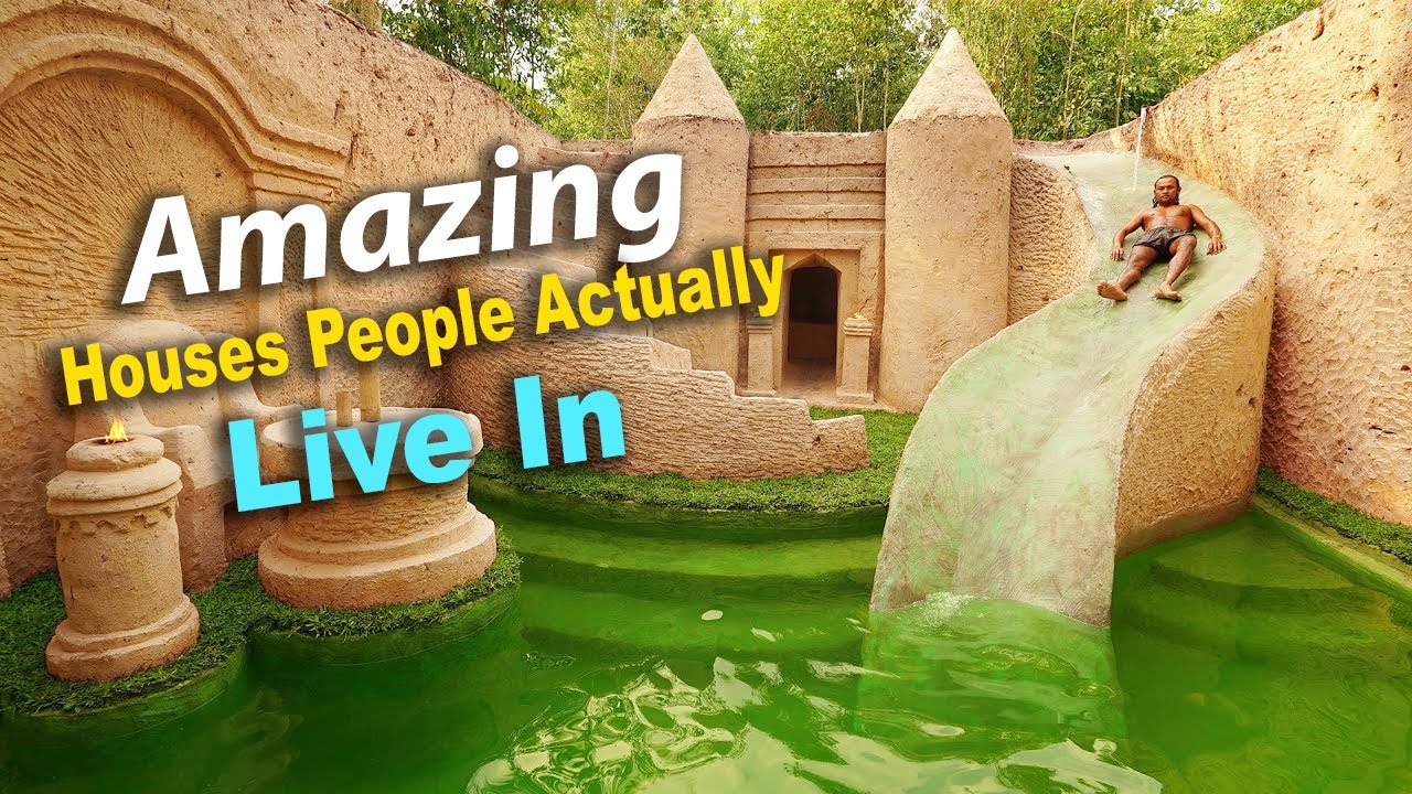 Amazing Houses People Actually Live In - YouTube