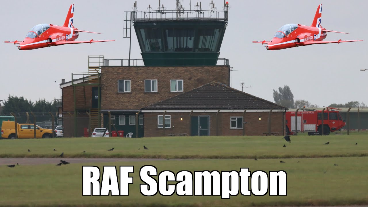 Red Arrows base - Saying Goodbye to RAF Scampton - YouTube