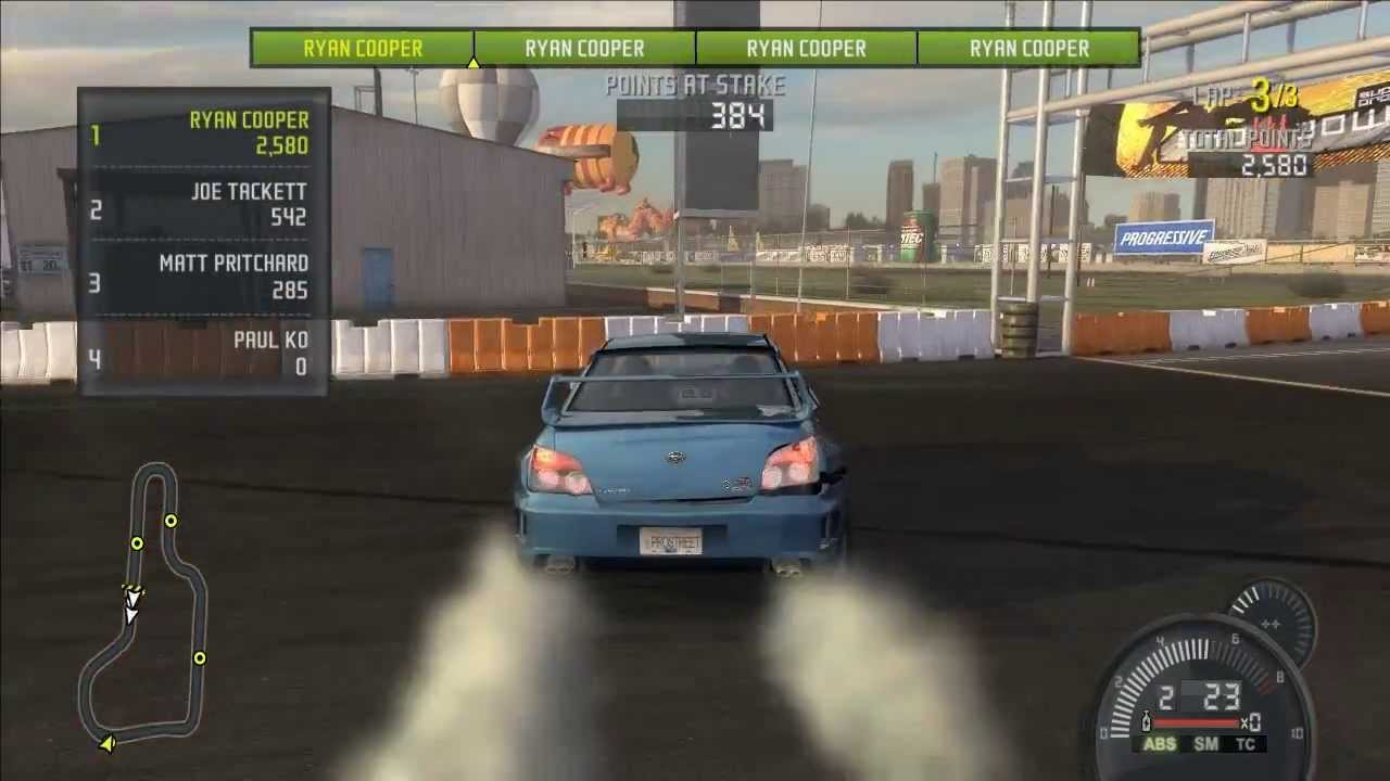 Need For Speed Pro street Subaru Impreza WRX Sti Grip race - YouTube