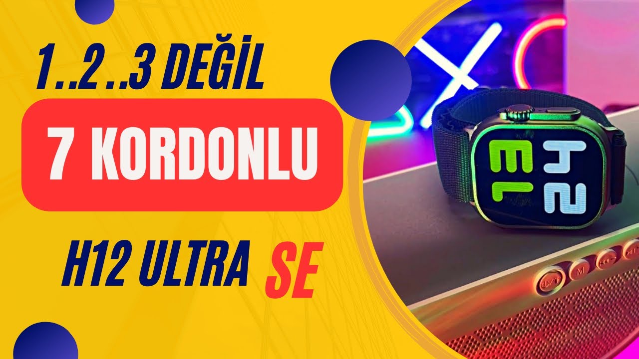 H12 ULTRA SE Apple Watch Ultra 2 Replikası Akıllı Saat (KORDON MANYAĞI ...