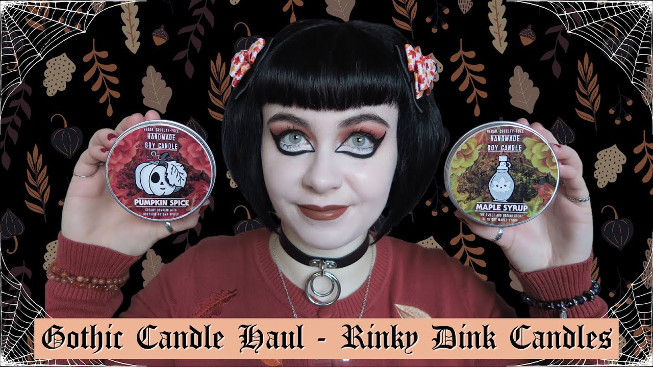 GOTHIC CANDLE HAUL | RINKY DINK CANDLES | GOTH ALTERNATIVE | AUTUMN ...