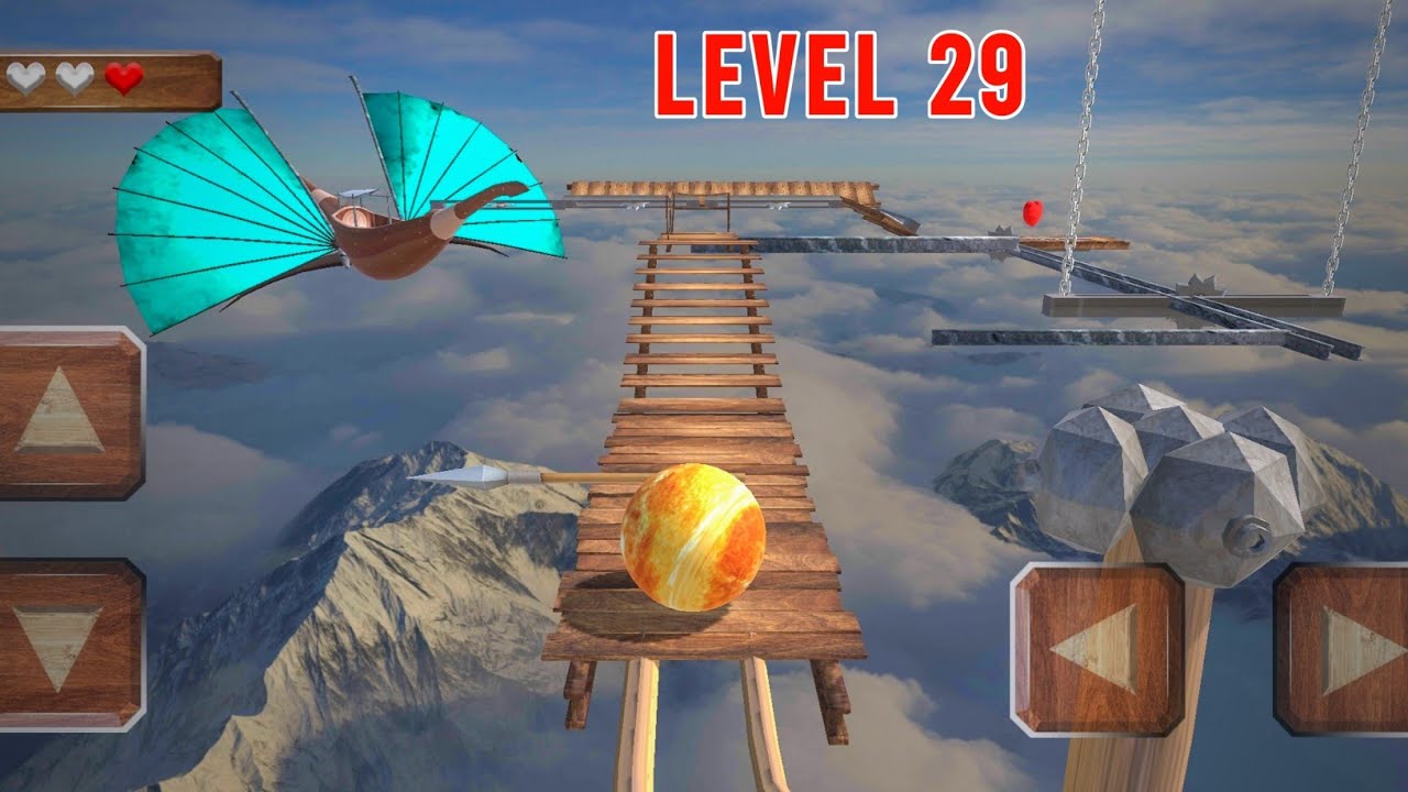 3D Ball Balancer Level 29 - YouTube