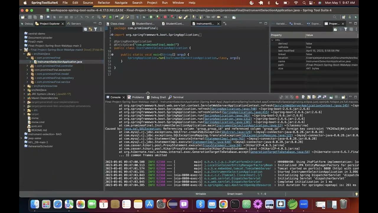 Final Project WebApp Spring Boot Swagger JAVA JPA - YouTube