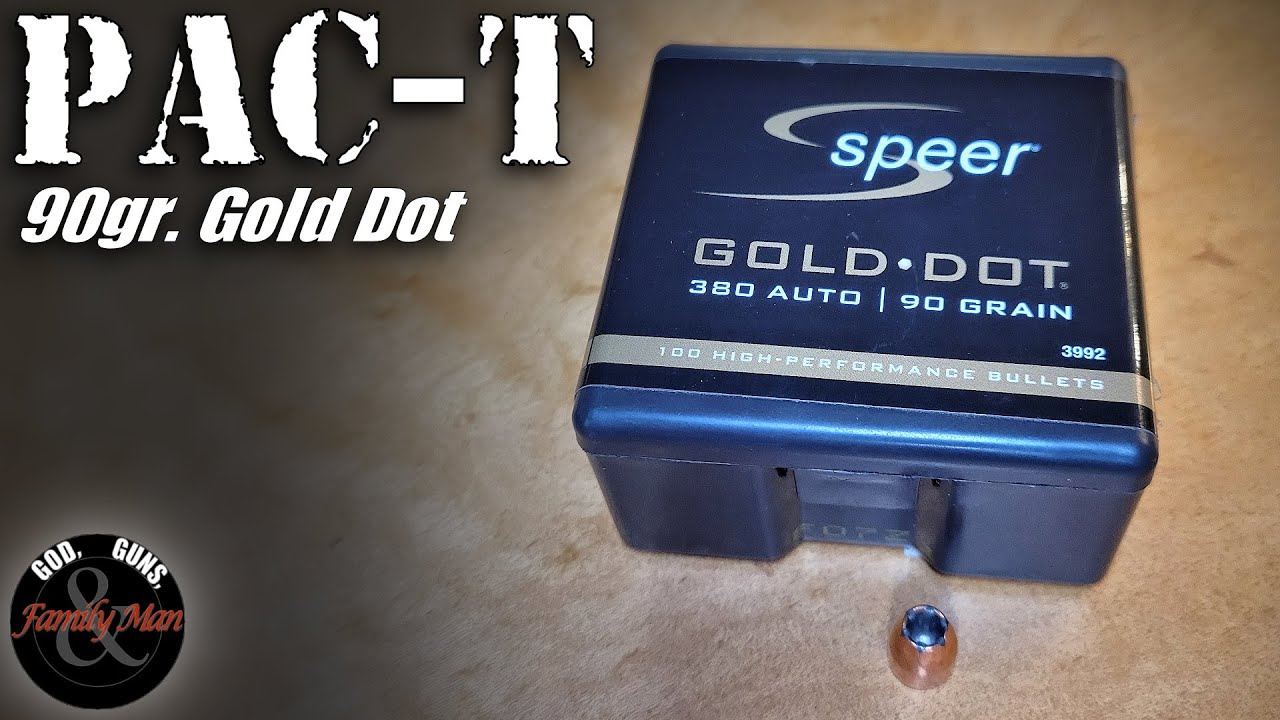 PAC-T testing: 90 gr. bullets in the 9mm Luger - YouTube
