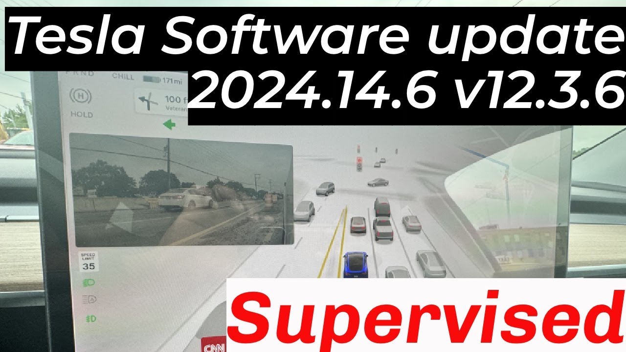Tesla Software Update Full Self Driving 2024.14.6 & V12.3.6 all the ...