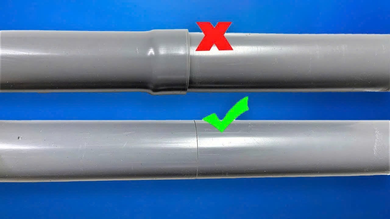 Plumber Master Shares Secret Tips for Connecting PVC Pipe Without ...