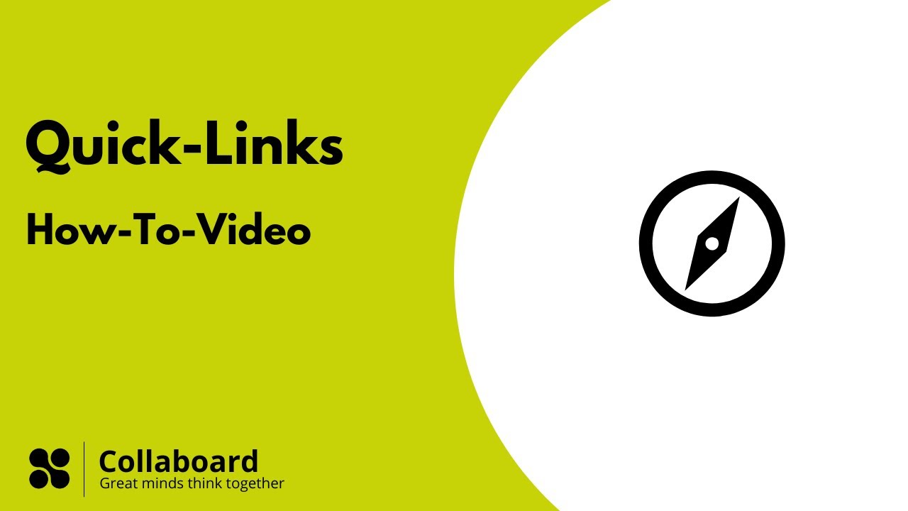 Create and manage Quick Links (sections) - Collaboard How-to-Video ...