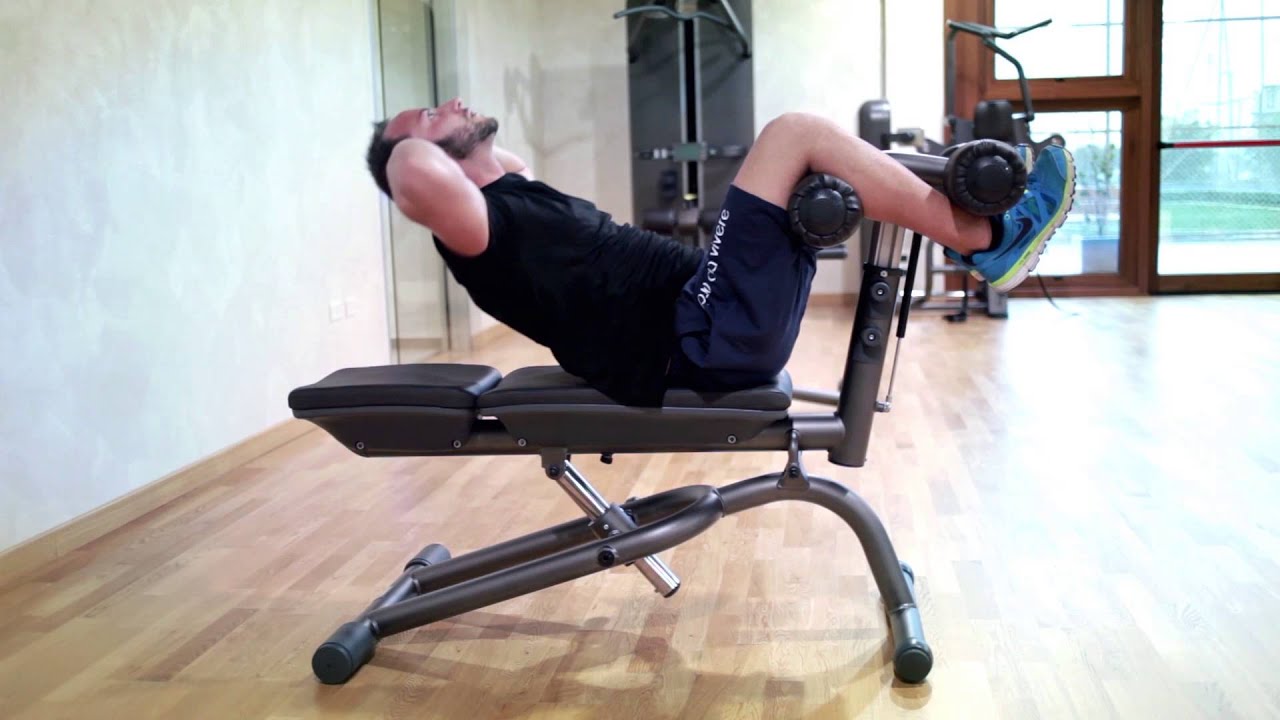 Crunch alla panca - YouTube