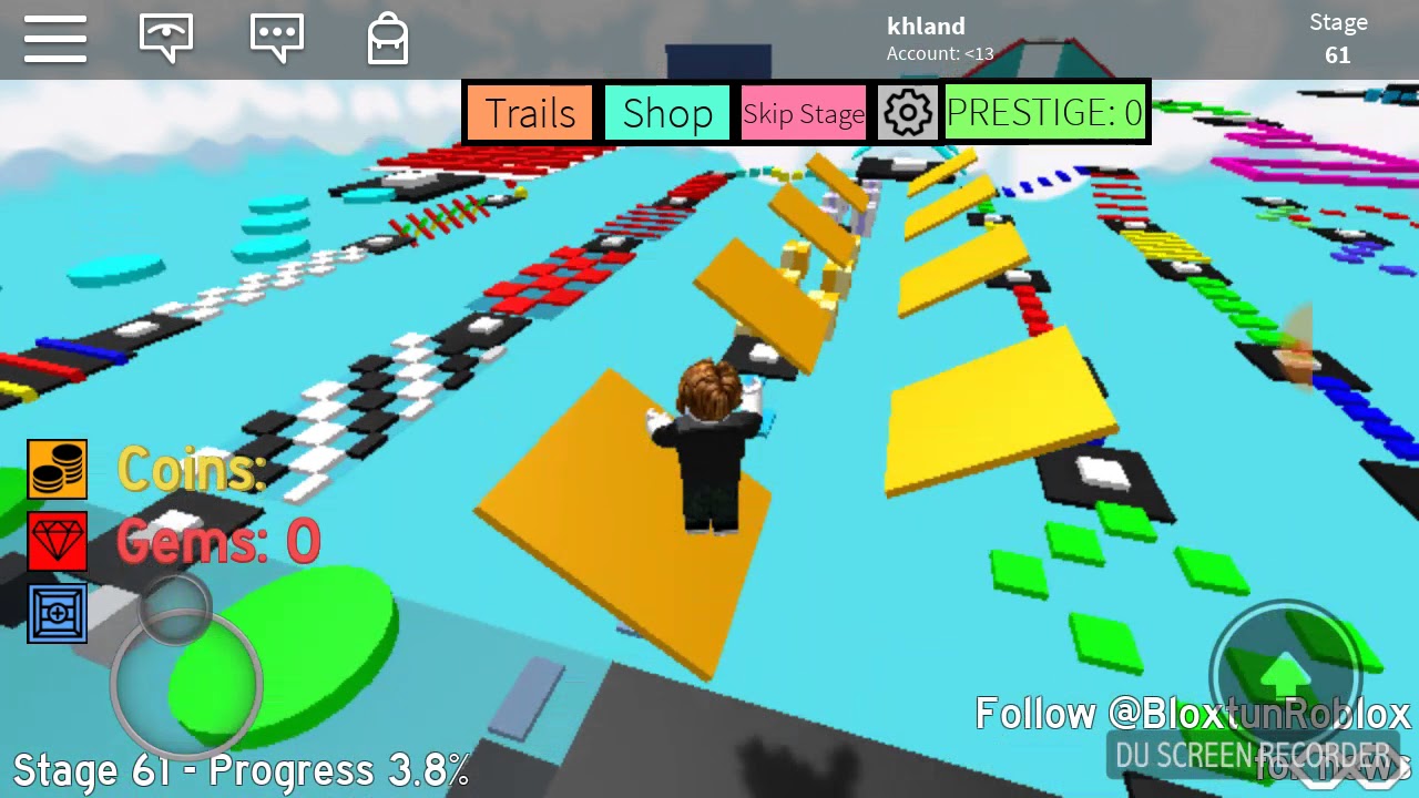 Playing Mega Fun Obby part 2 - YouTube