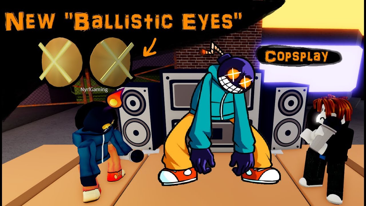 Using the New "Ballistic Eyes" to Play as Whitty in Funky Friday - YouTube