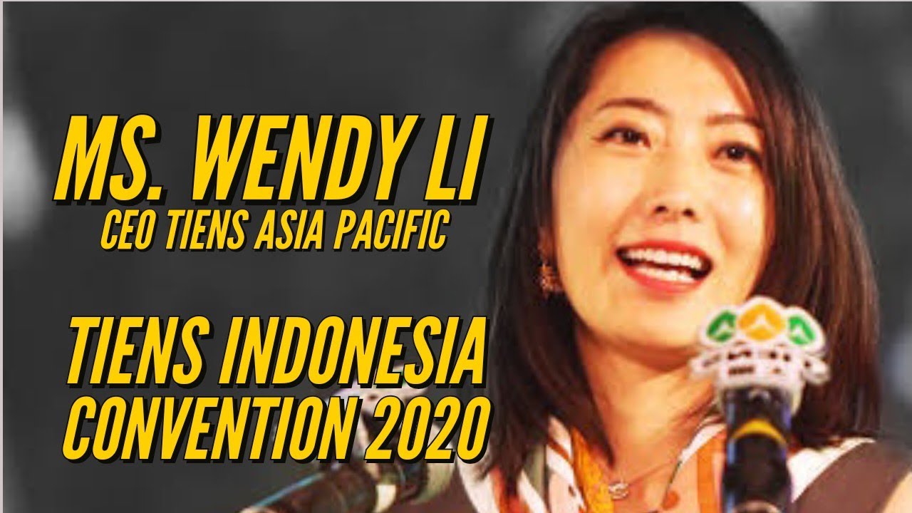 Tiens Award Celebration 2020 - Ms. Wendy Li (CEO Tiens Asia Pacific ...