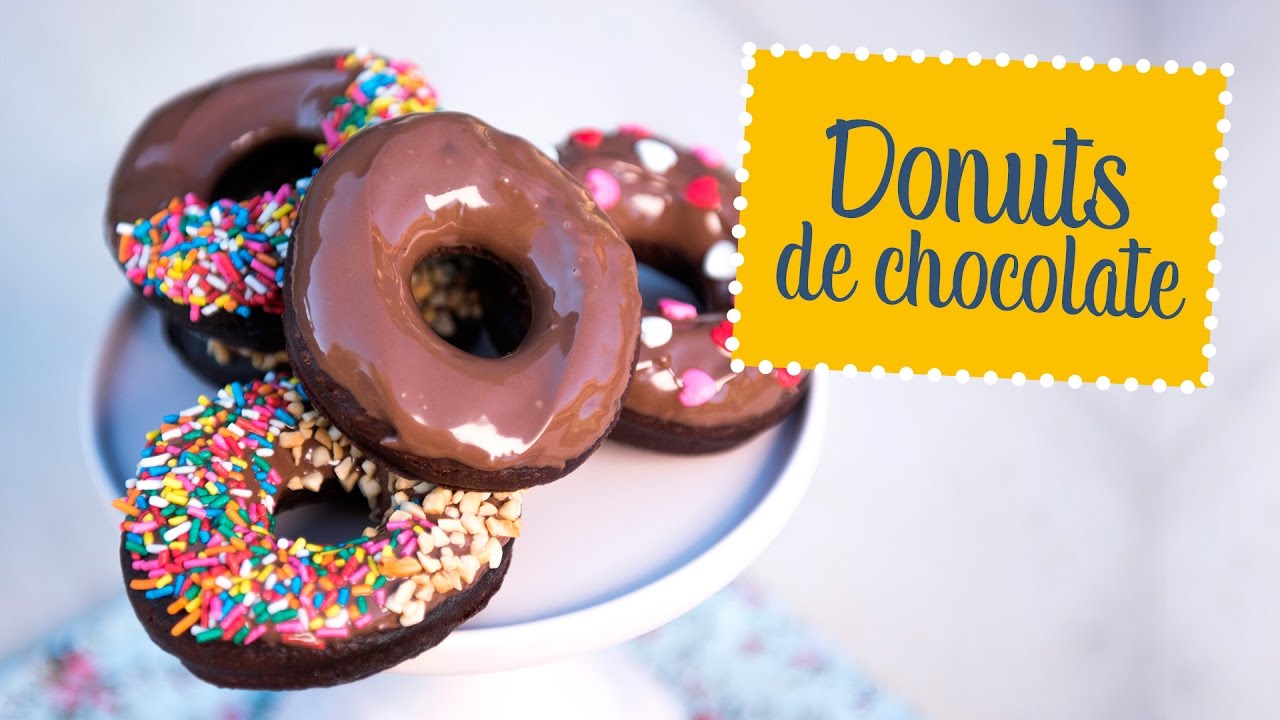 Donuts de chocolate | Lu Ferreira - YouTube