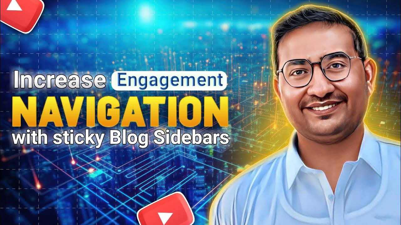 Increase Engagement and Navigation with Sticky Blog Sidebars - YouTube