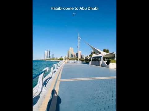 Abu Dhabi Cornish view amazing place/ all green 💚 view with blue view ...