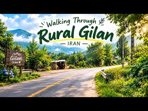     A Walk Through Rural Gilan, Iran | Slow Life & Exploring Nature