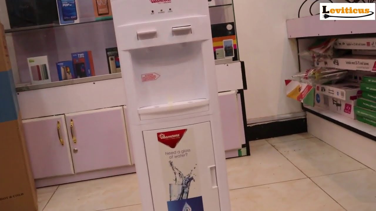 Ramtons Hot and Cold Free Standing Water Dispenser - YouTube