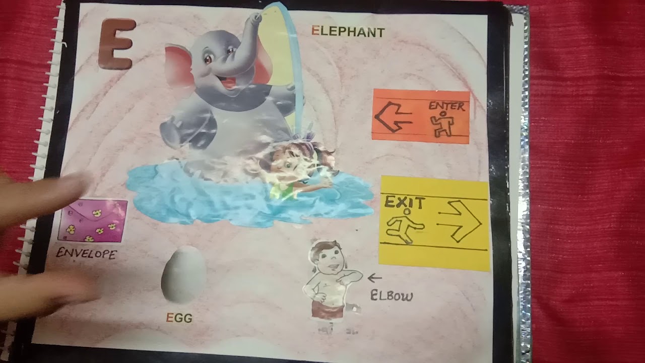 Introduction of Letter 'E' - YouTube