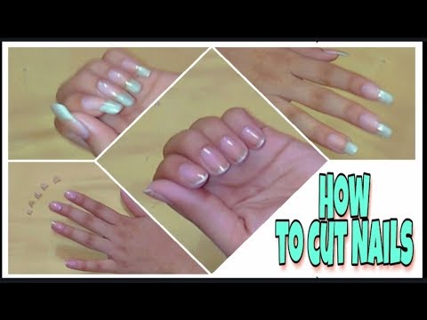 How to cut long nails | How to cut your nails | How To cut fingers nail ...
