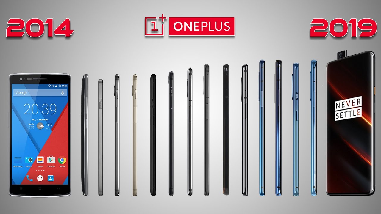 Evolution of OnePlus Smartphones 2014 to 2019 - YouTube
