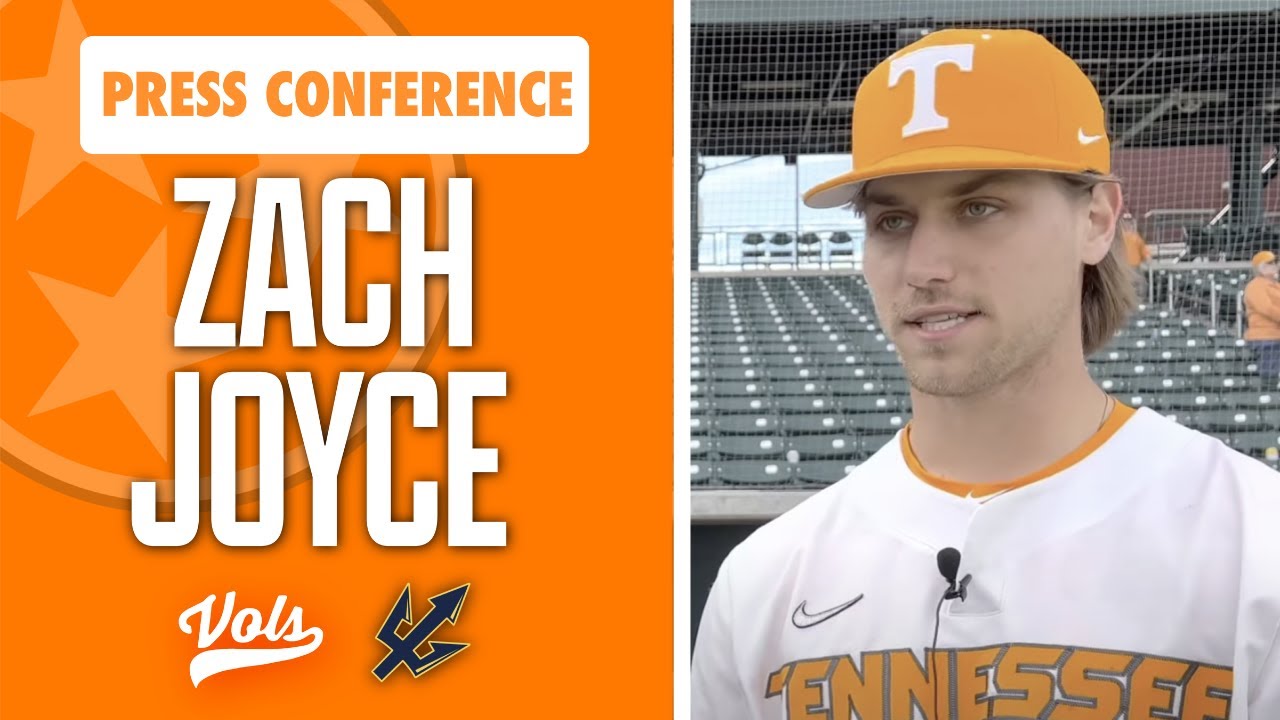 Zach Joyce details first appearance for Tennessee Vols baseball ...