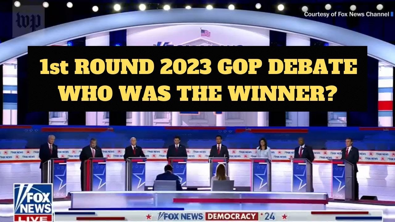 Who won the 1st round of the 2023 GOP debate? - YouTube