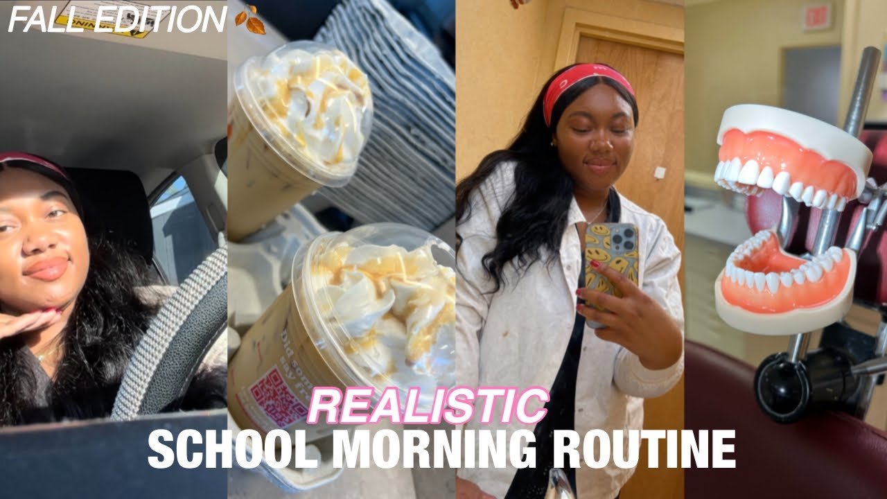 MY REAL SCHOOL MORNING ROUTINE **fall edition - YouTube