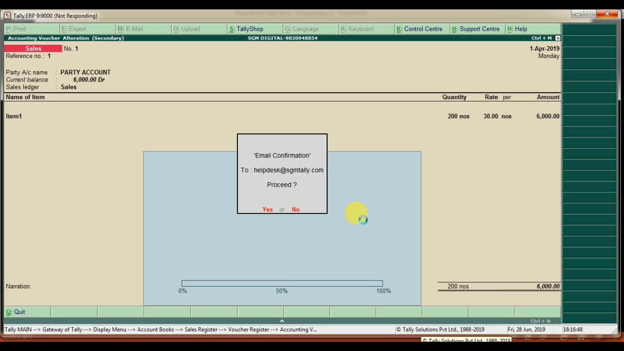 Tally - Digital Signature Module - YouTube
