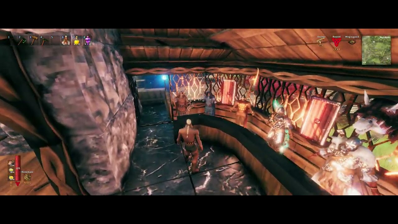 Quick walkthrough of my armor display in Valheim - YouTube