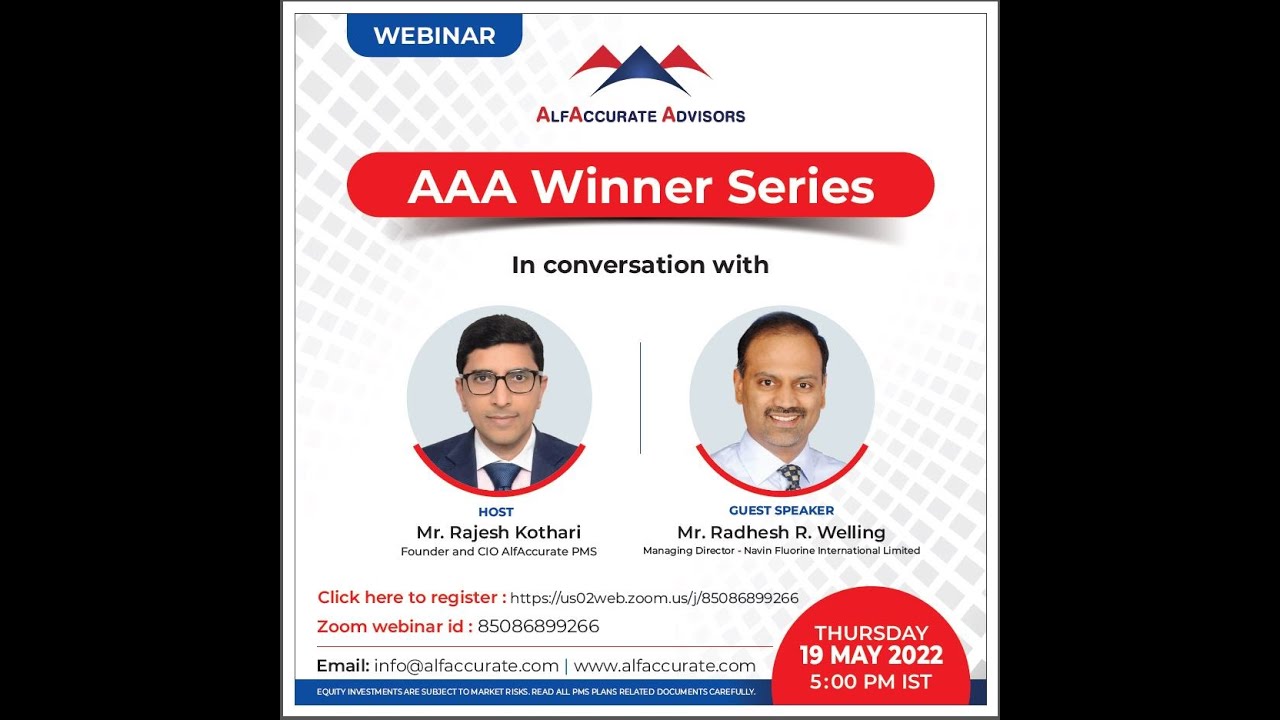 AAA Winner Series – Mr Rajesh Kothari in conversation with Mr Radhesh ...